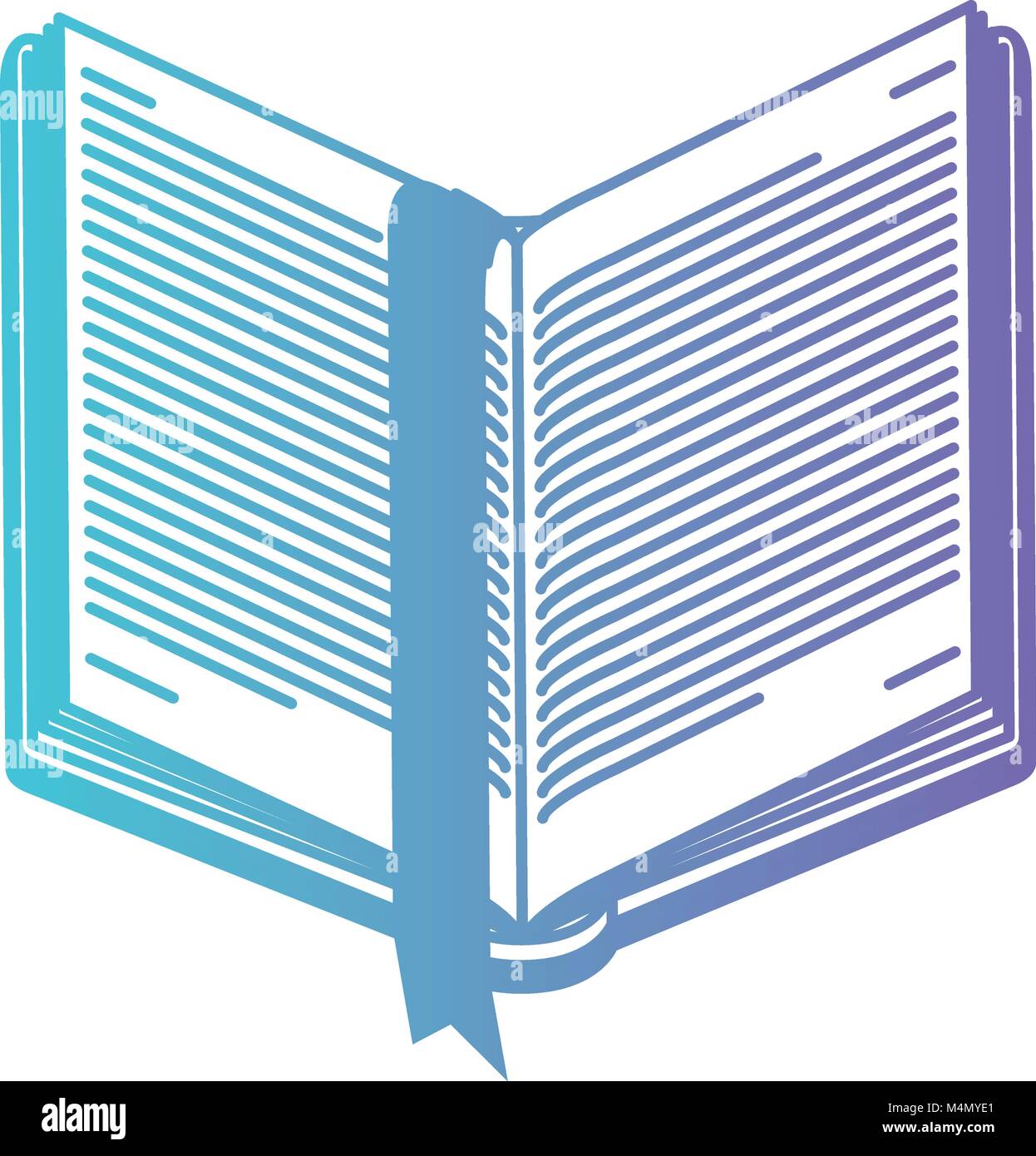 text book open isolated icon Stock Vector Image & Art - Alamy