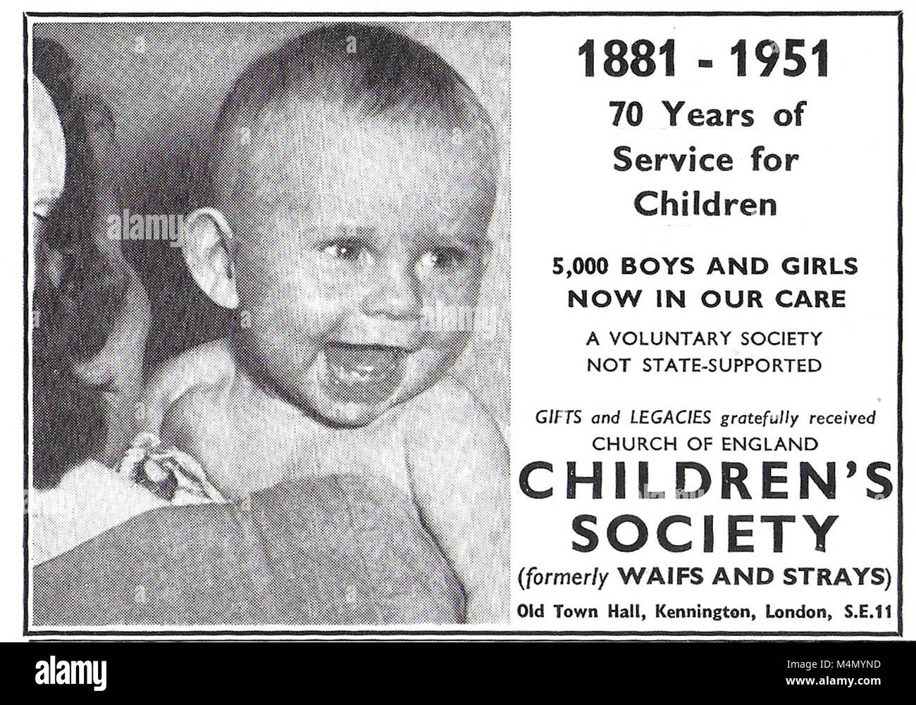 Centenary Children's Society charity advert, advertising in Country ...