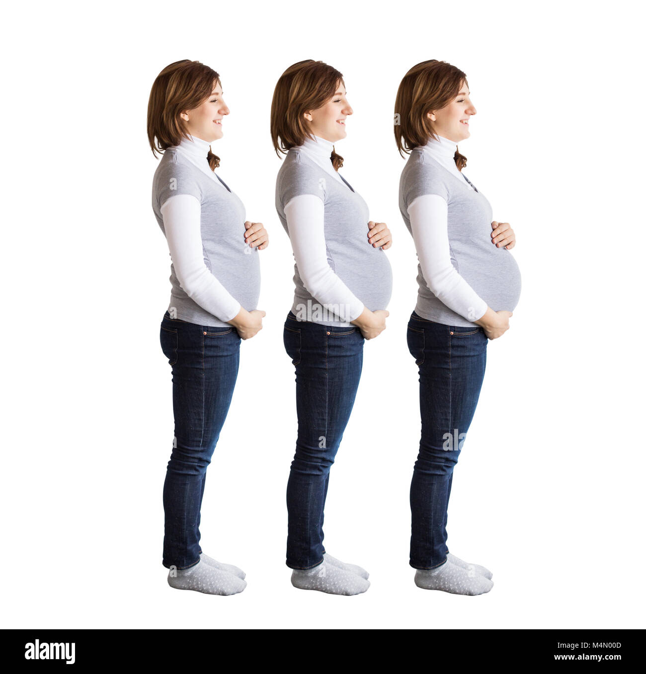 pregnancy, motherhood, biology concept. there is a visual ...