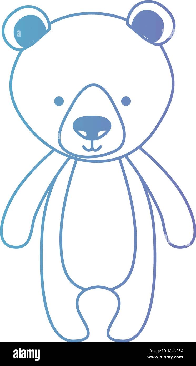 cute bear teddy character Stock Vector Image & Art - Alamy