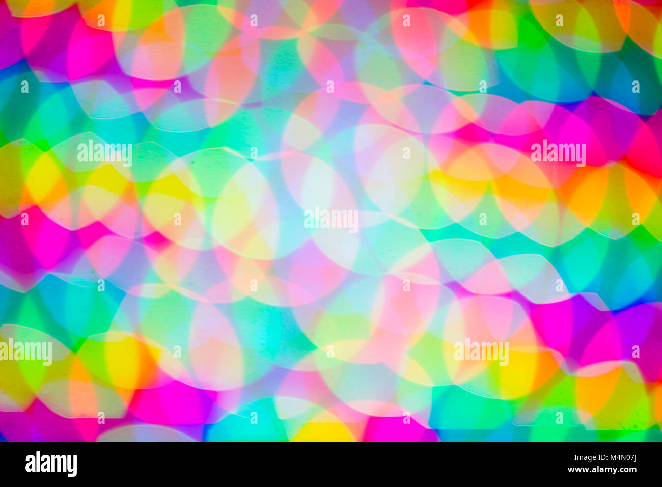 Defocused - out of focus blurred bokeh abstract light toned colorful ...