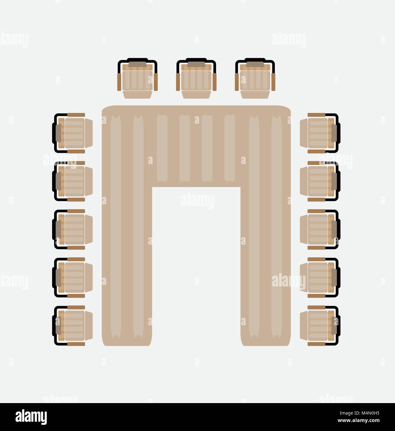 Chair top view icon vector vectors hi-res stock photography and images ...