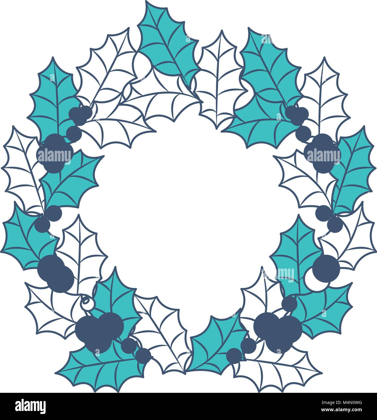 Holly crown Stock Vector Images - Alamy
