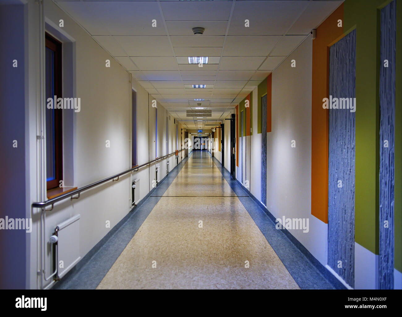 Emtpy hospital colored Stock Photo - Alamy