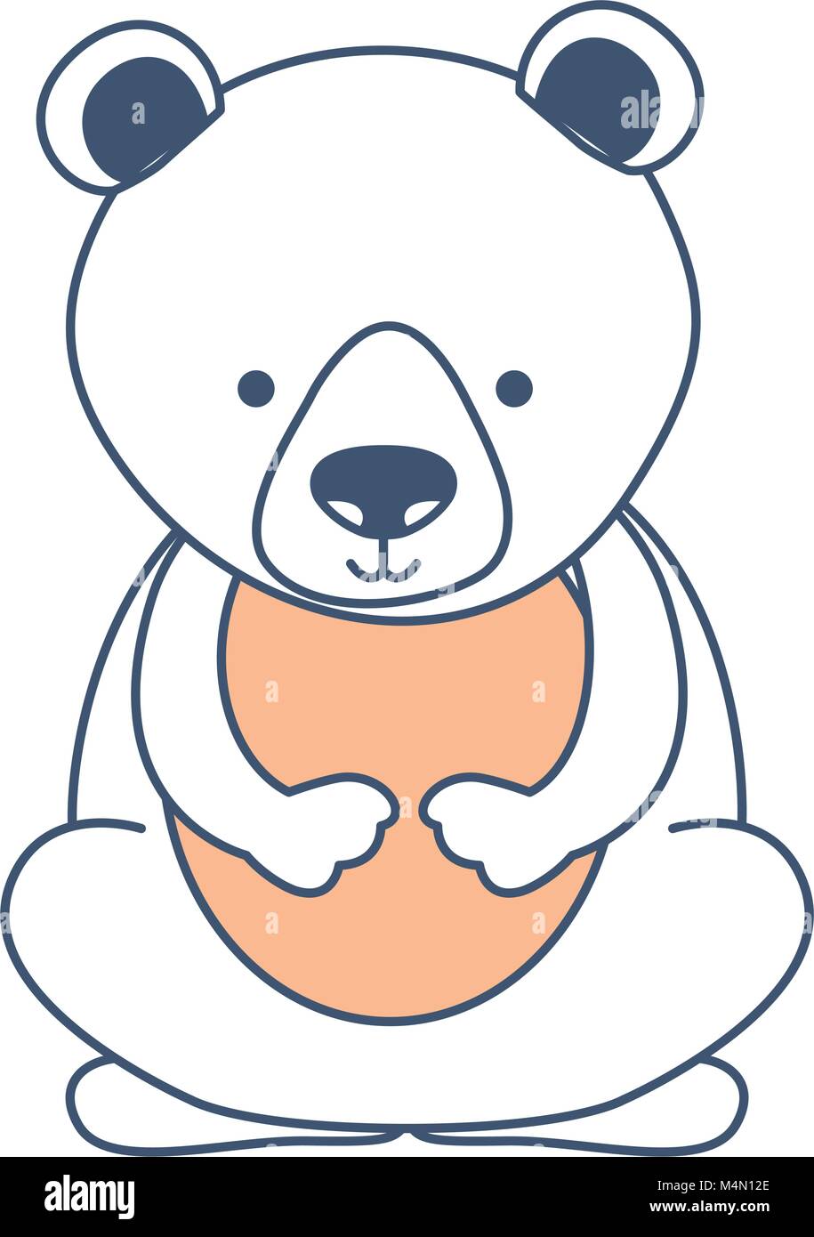 cute bear teddy character Stock Vector Image & Art - Alamy