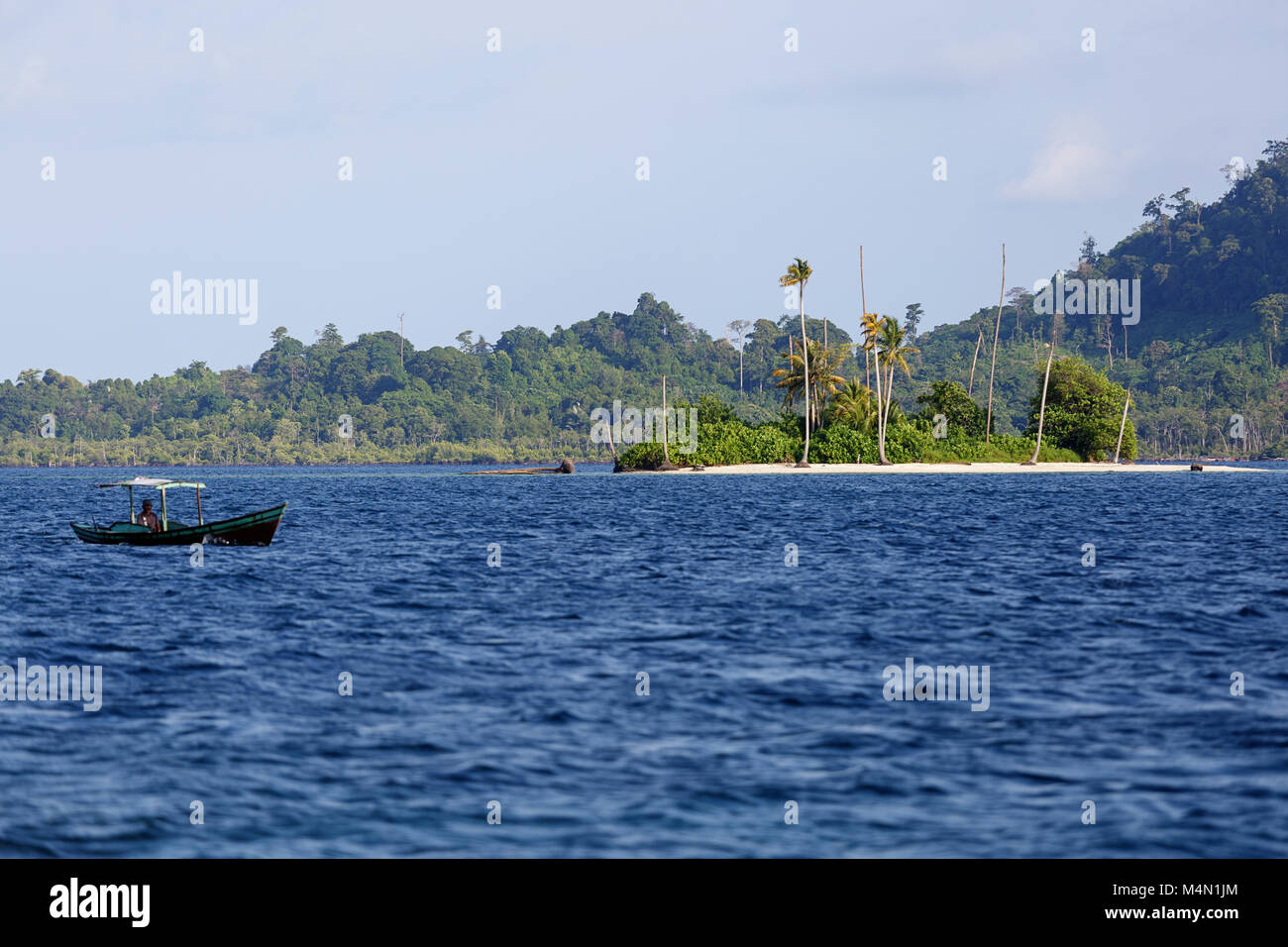 Small beautiful lagoon palm trees hi-res stock photography and images ...