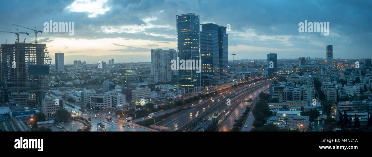 Aerial wide view downtown miami hi-res stock photography and images - Alamy