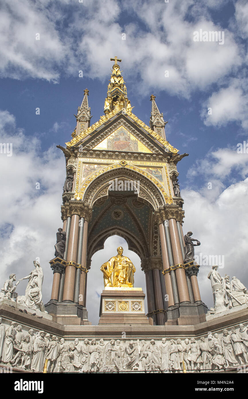 Albert memorial in London Stock Photo - Alamy