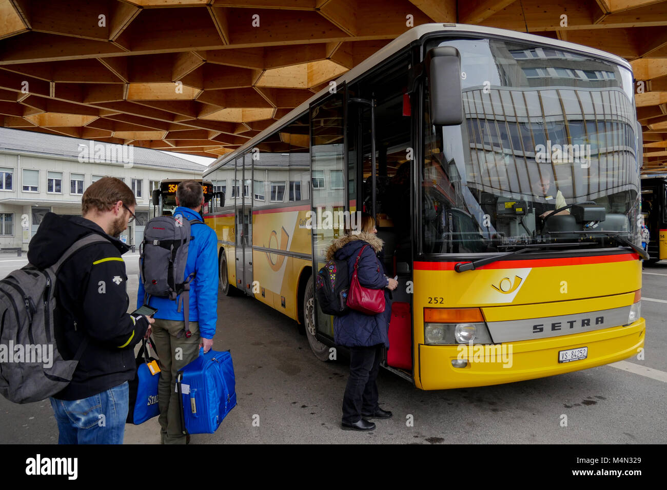 Sion railway station hi-res stock photography and images - Alamy