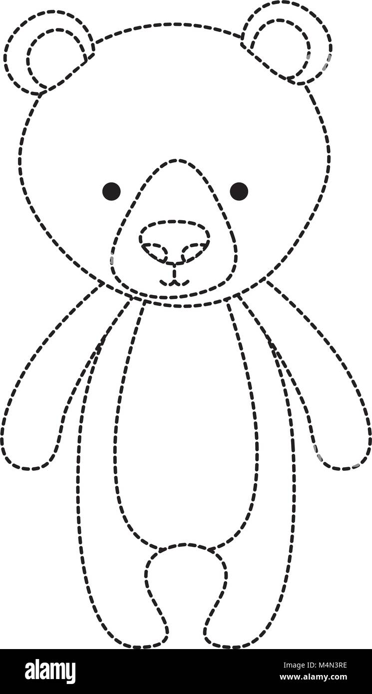 cute bear teddy character Stock Vector Image & Art - Alamy