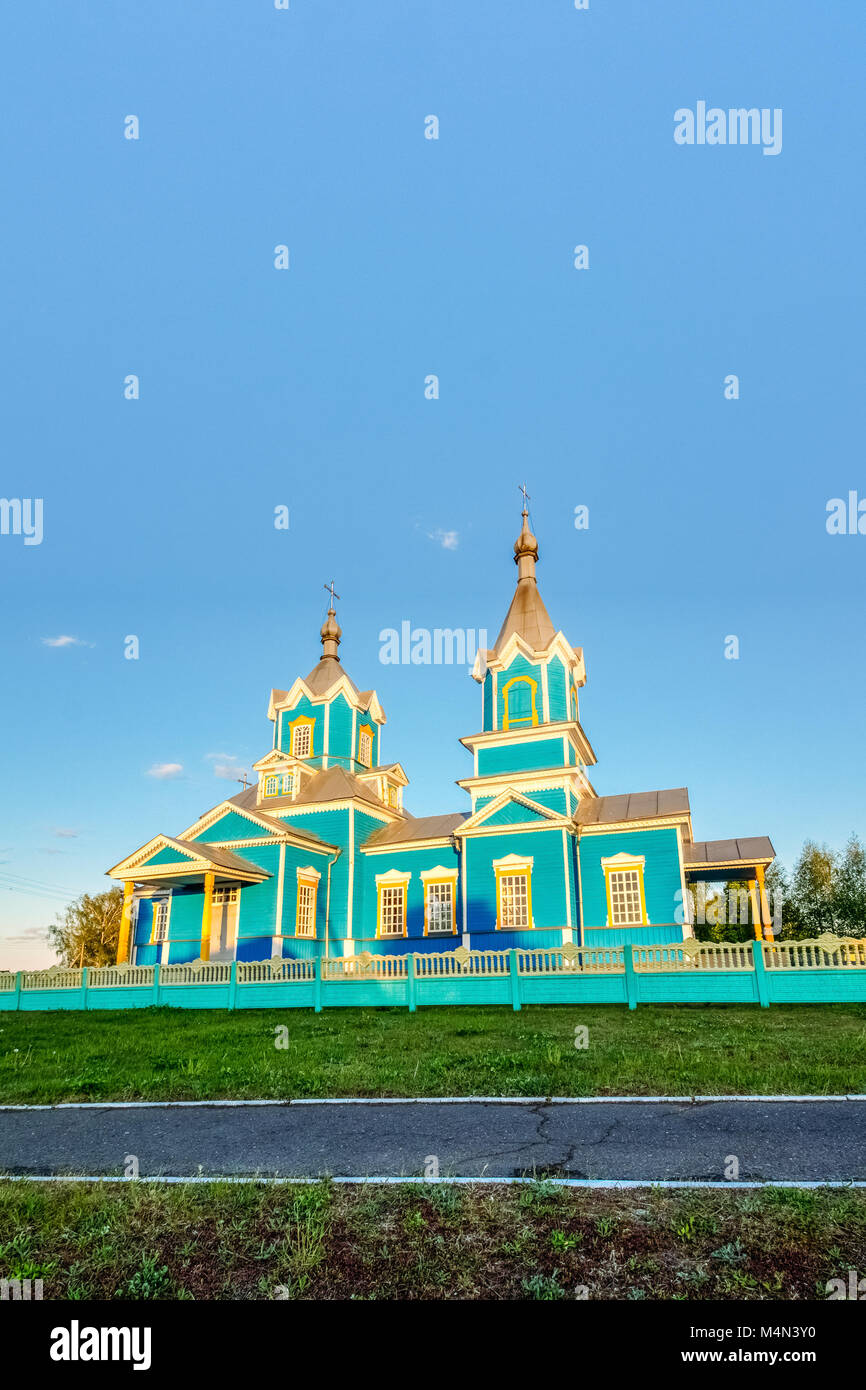 Krasnyy Partizan, Dobrush District, Gomel Region, Belarus. Church of ...