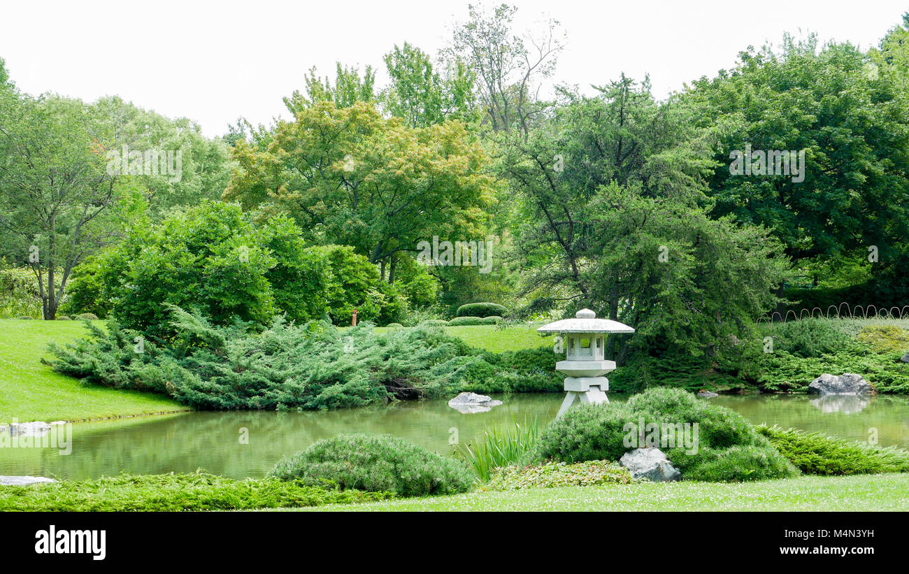 A beautiful park in the middle of Montreal city, Quebec, Canada Stock ...