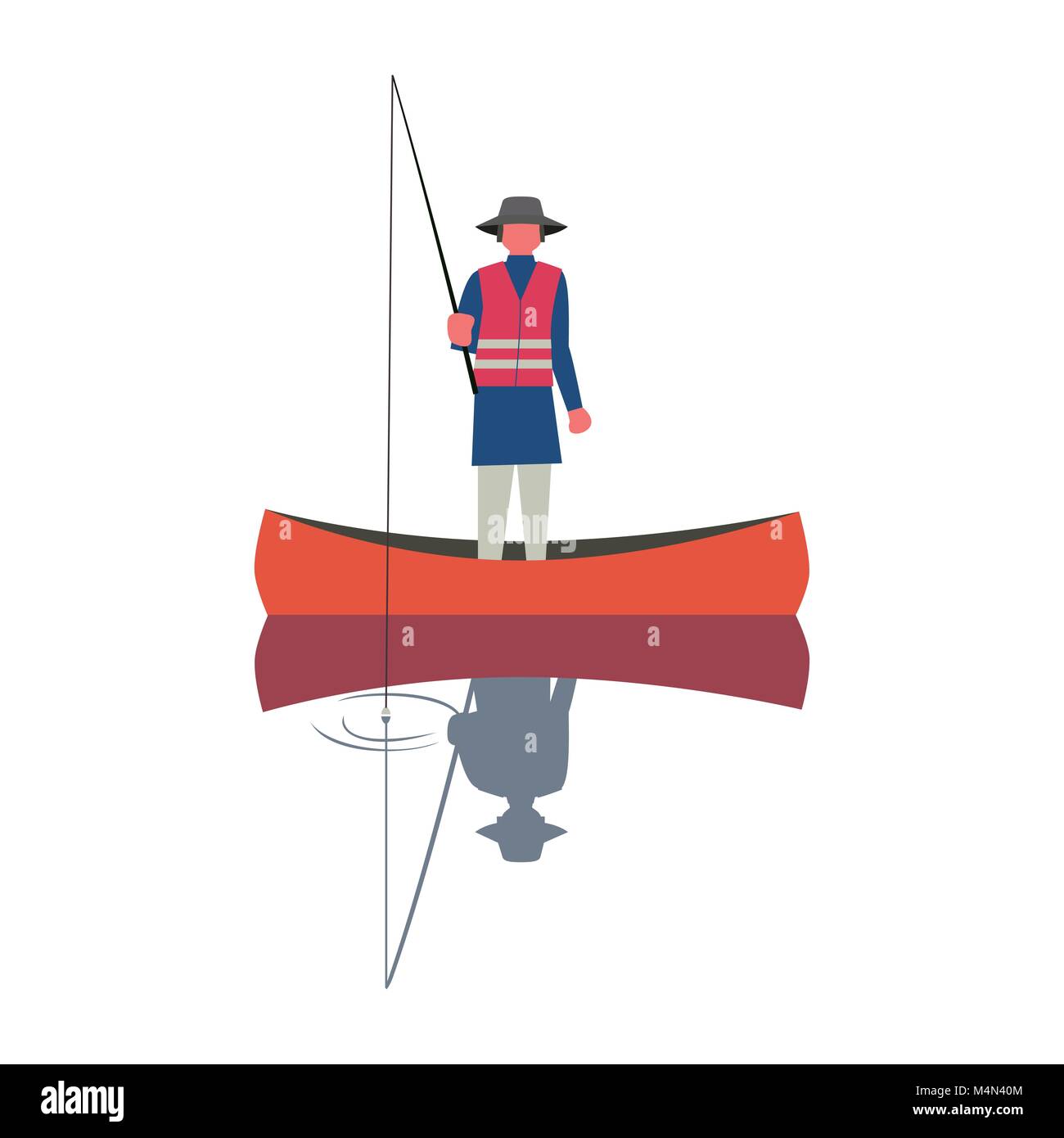 Fish banner icon simple Cut Out Stock Images & Pictures - Alamy