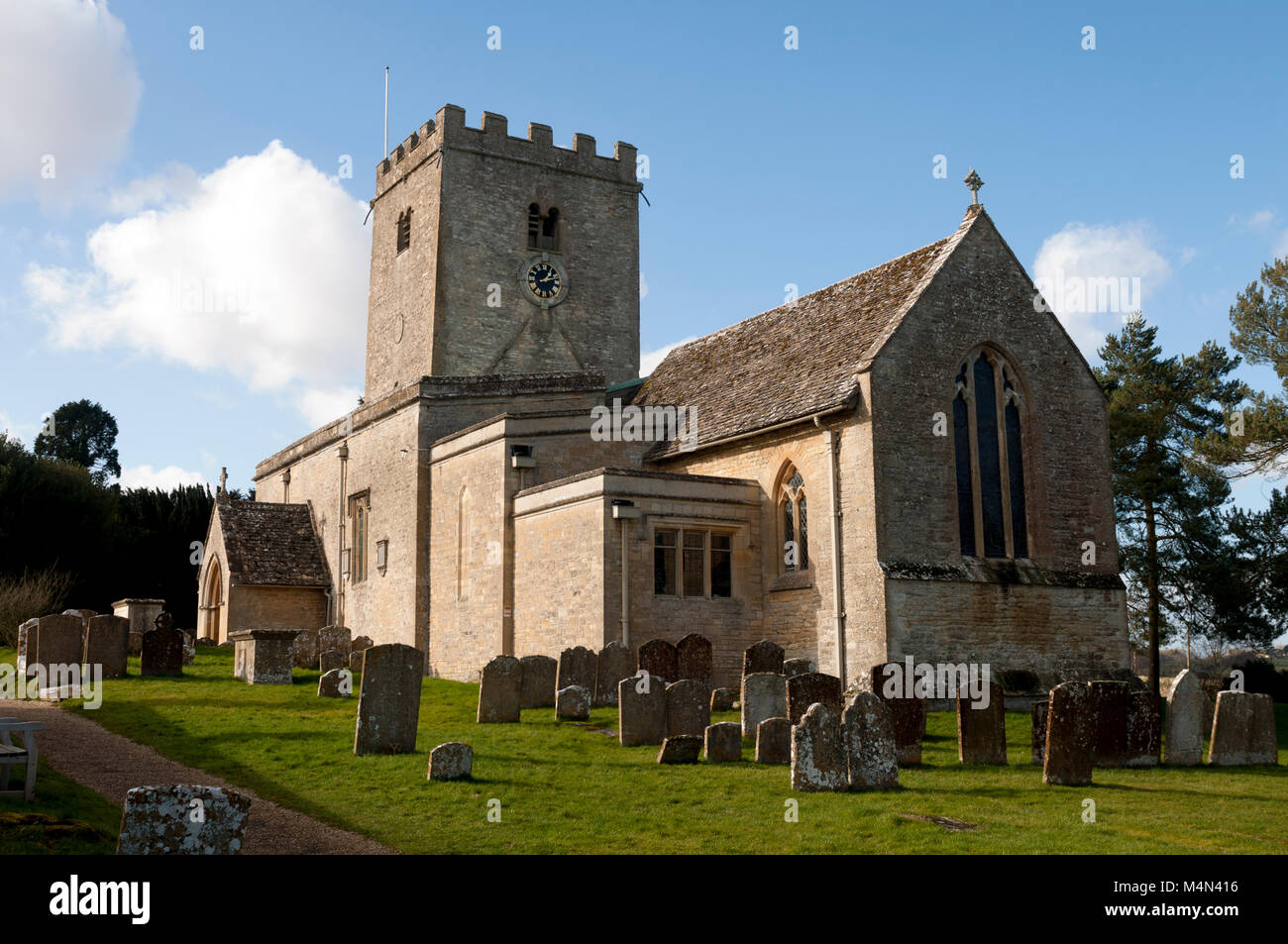 St marys church leigh hi-res stock photography and images - Alamy