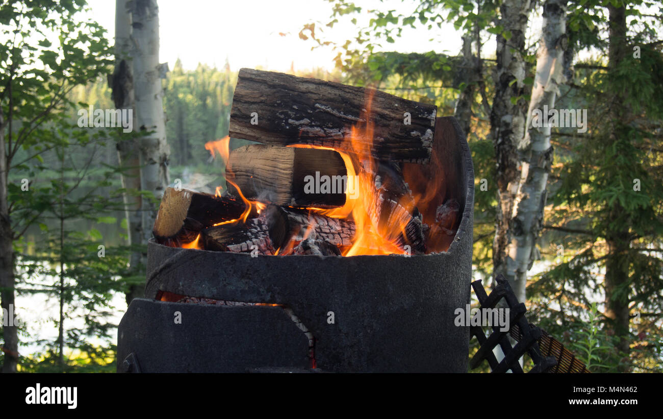 Bonfire, man and woman hi-res stock photography and images - Alamy