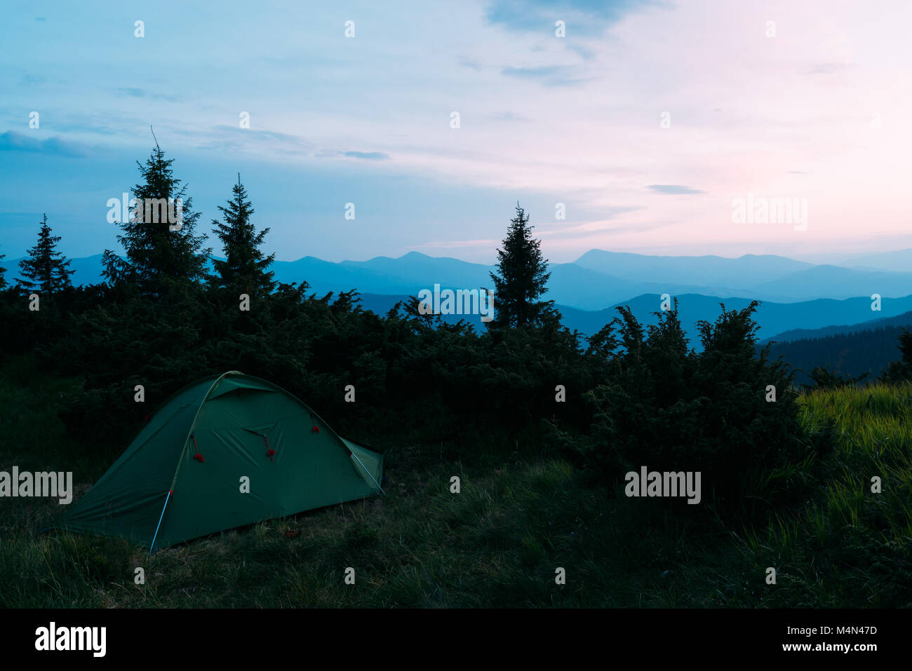 Picturesque summer landscape with colorful sunrise Stock Photo - Alamy Picturesque summer landscape with colorful sunrise Stock Photo - Alamy