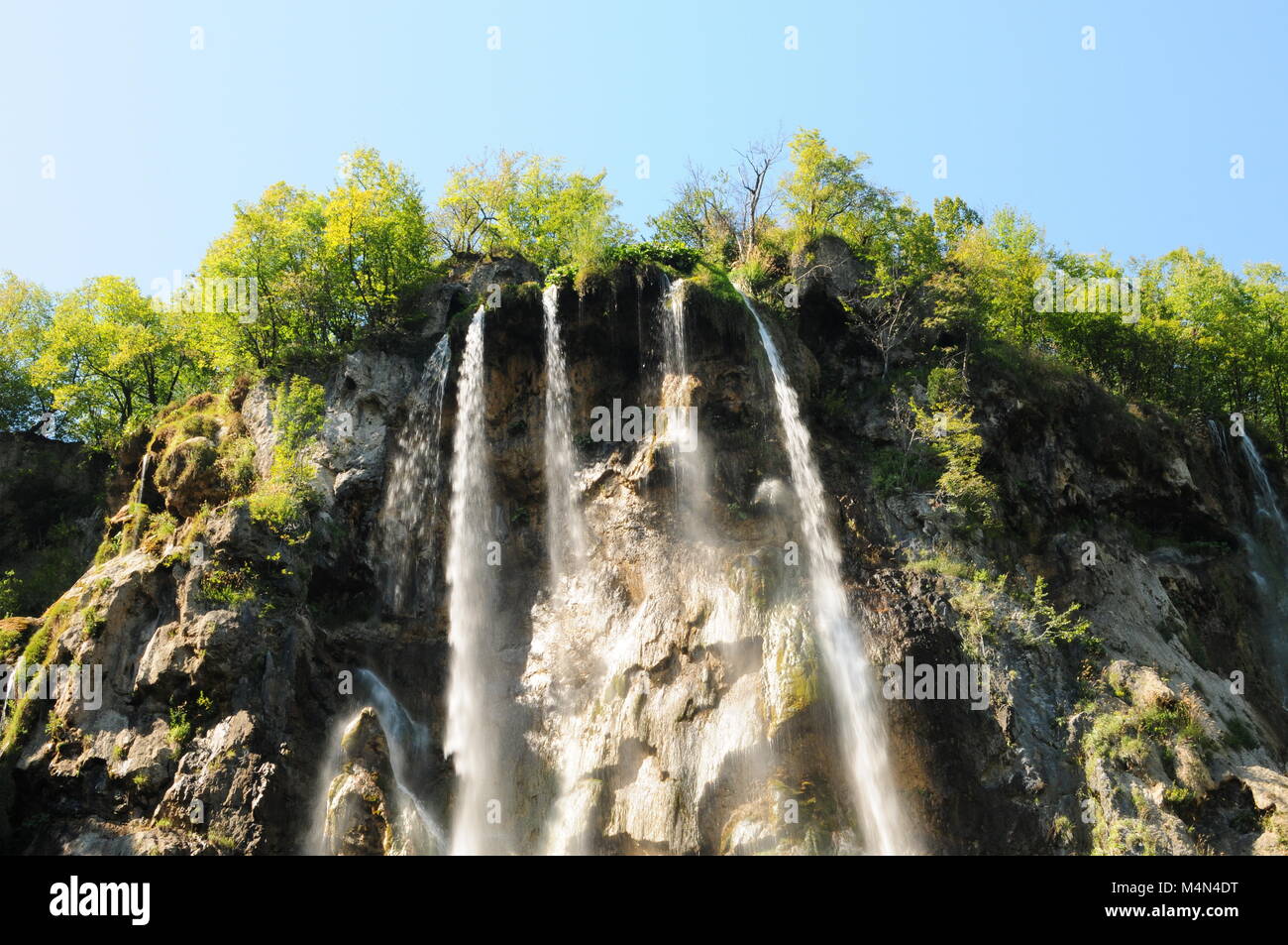 waterfall, plitvice lakes national park, croatia Stock Photo - Alamy
