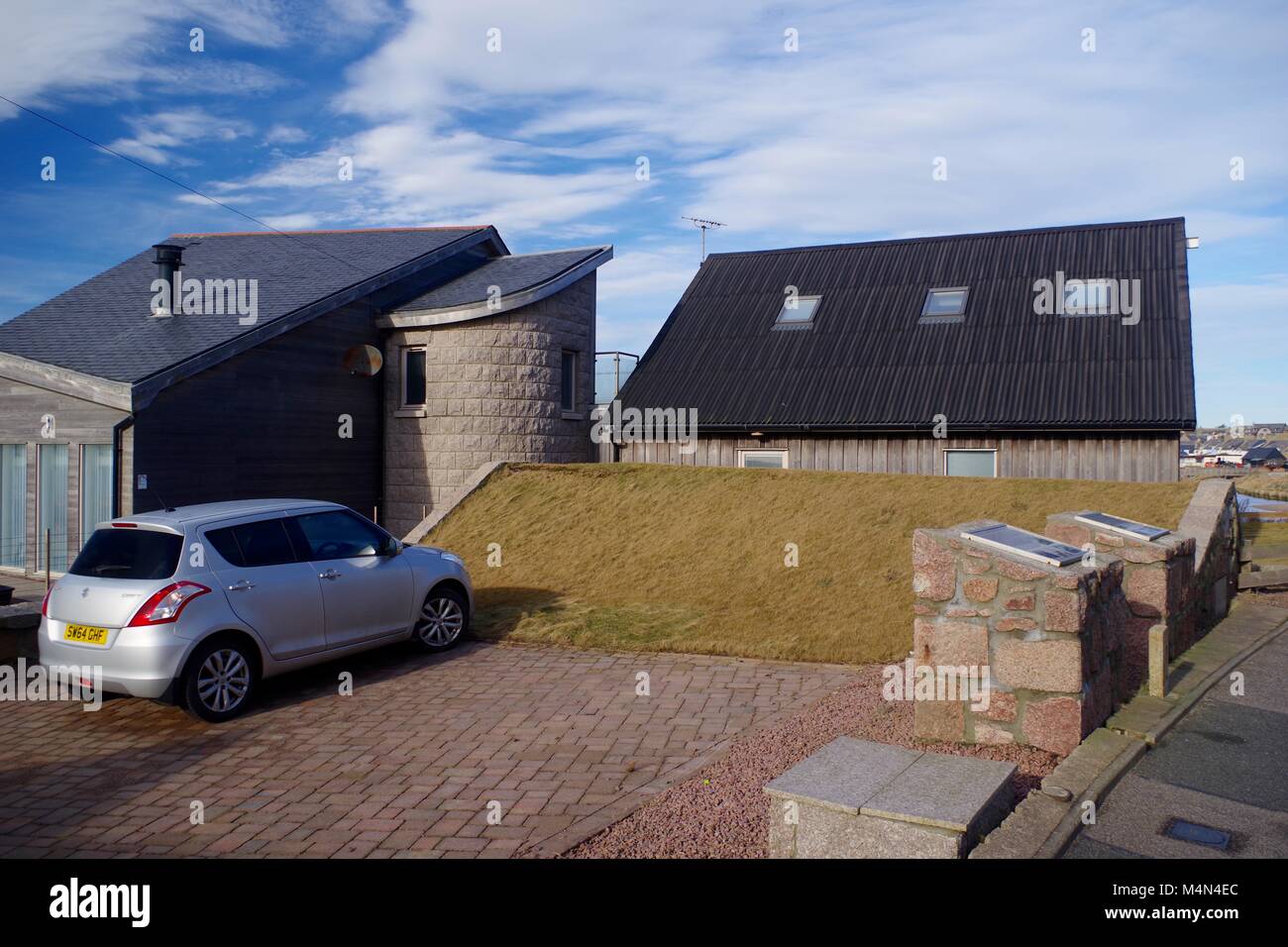 New Build Sensitive Architecture, in Nordic Viking Style, Grass Roofed ...