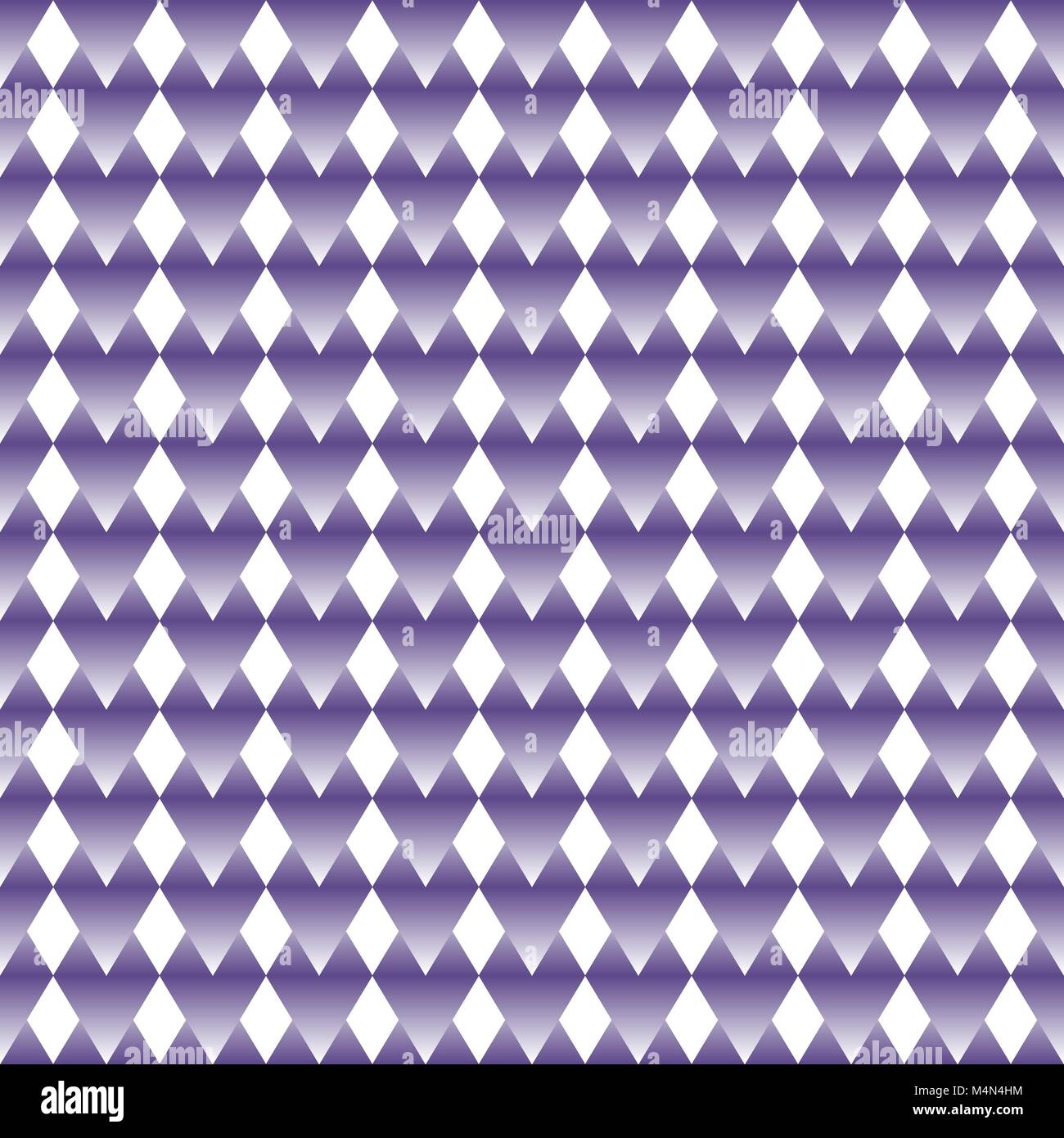 Seamless pattern of gradient ultra violet diamond shapes on white ...