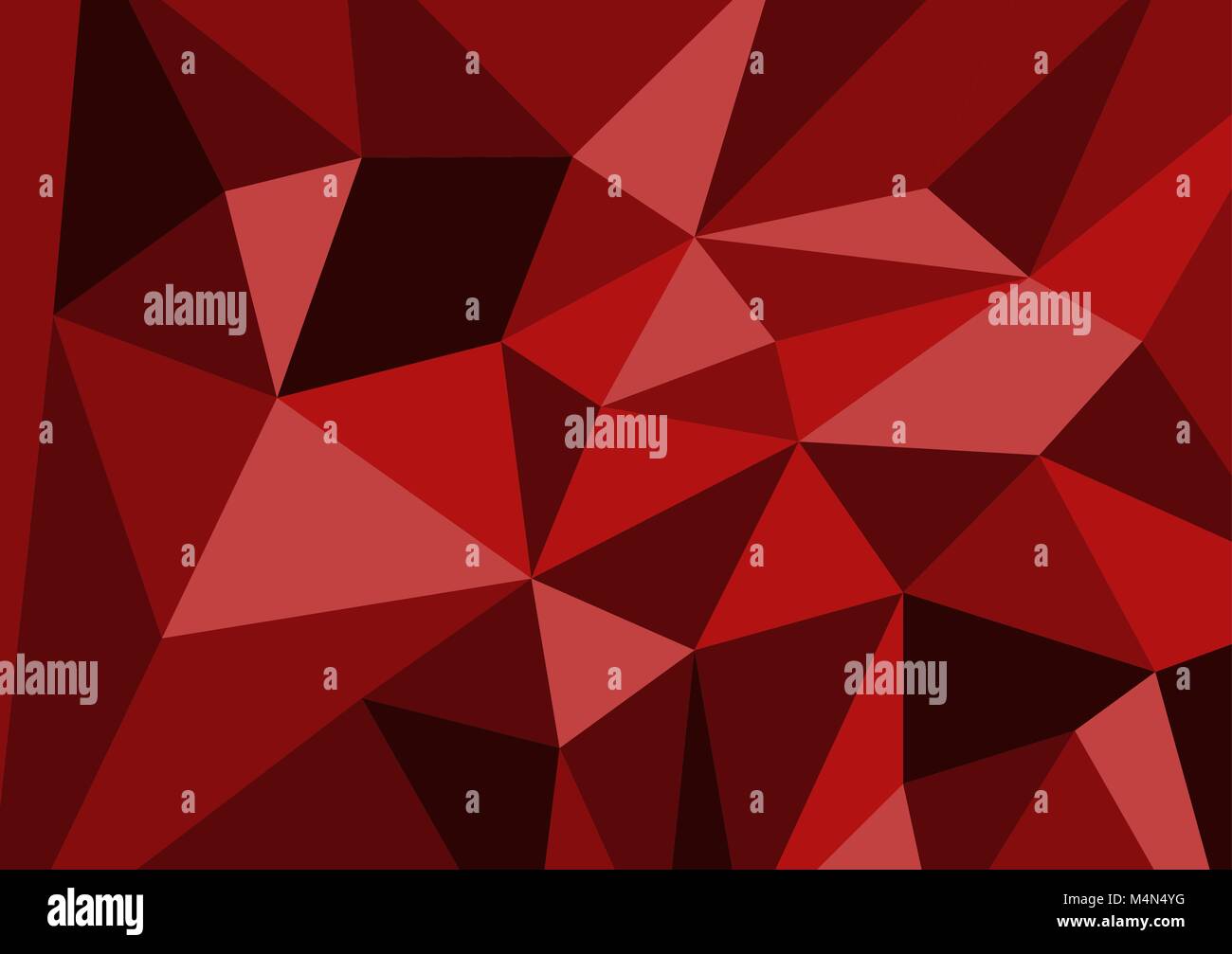Red Color Polygon Abstract Background Technology Modern Vector