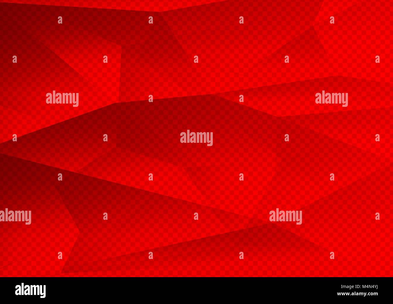 Red Color Polygon Abstract Background Technology Modern Vector