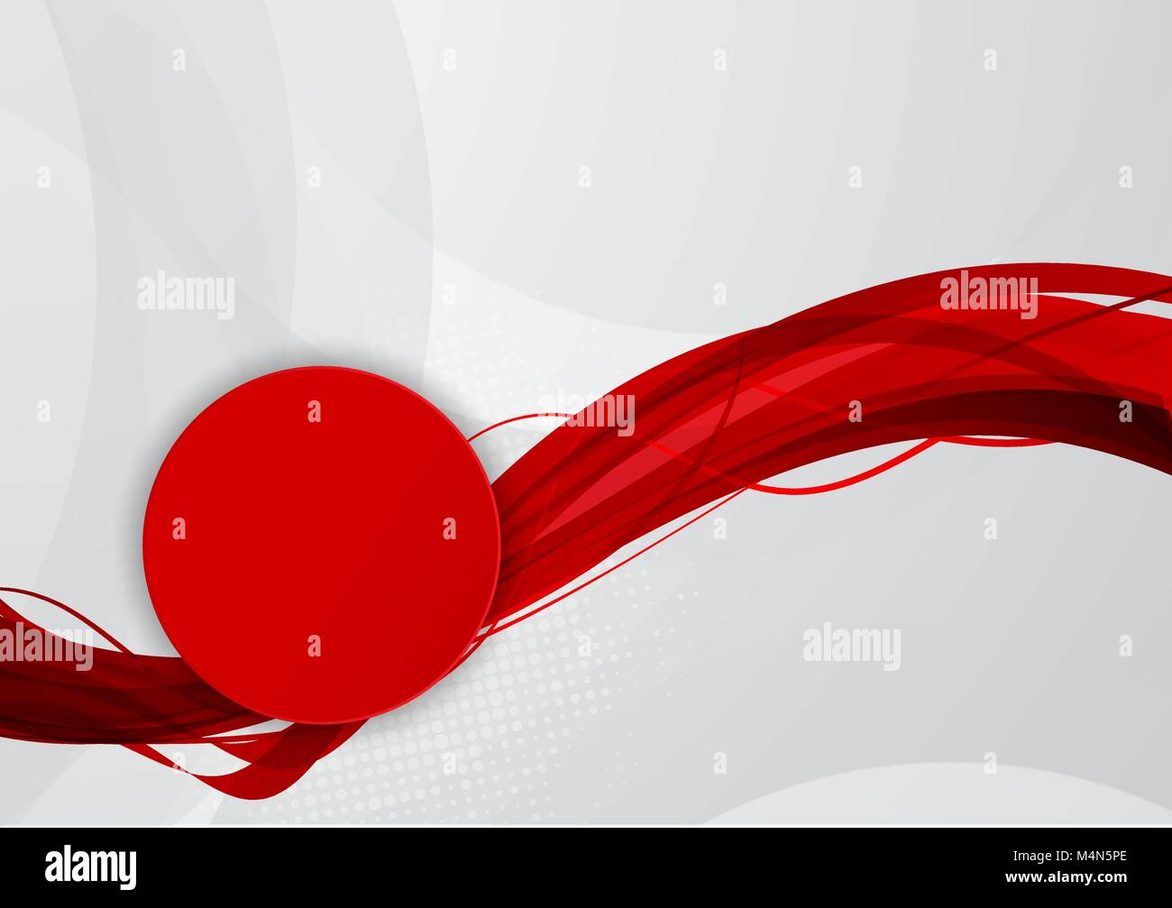Red and gray wave abstract vector, graphic design Stock Vector Image ...
