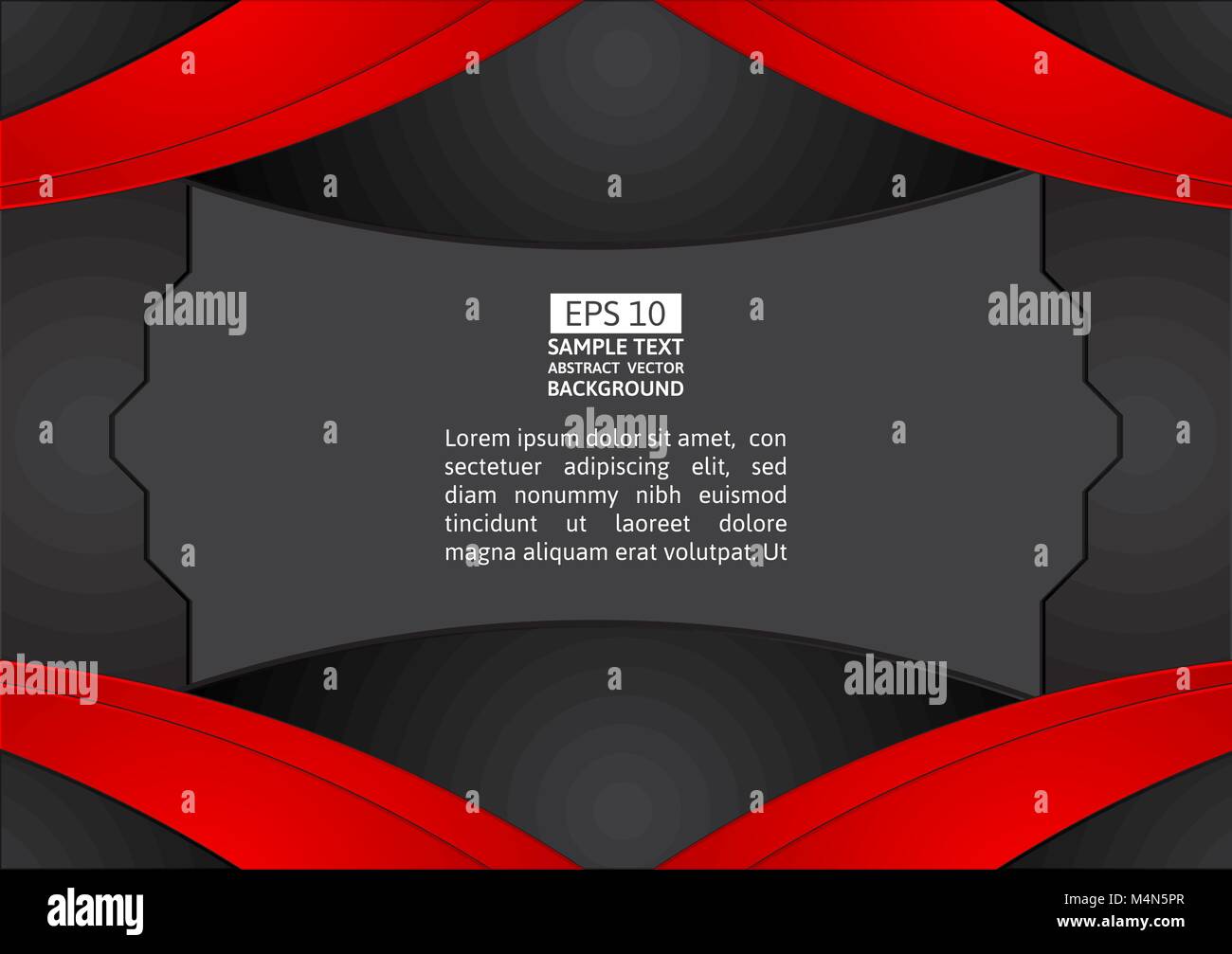 Red and black color abstract vector background, Graphic design Stock ...