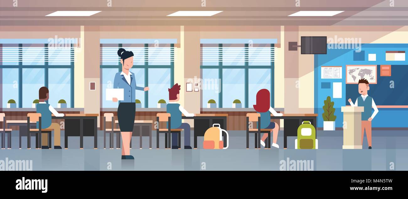 Boy school report Stock Vector Images - Alamy