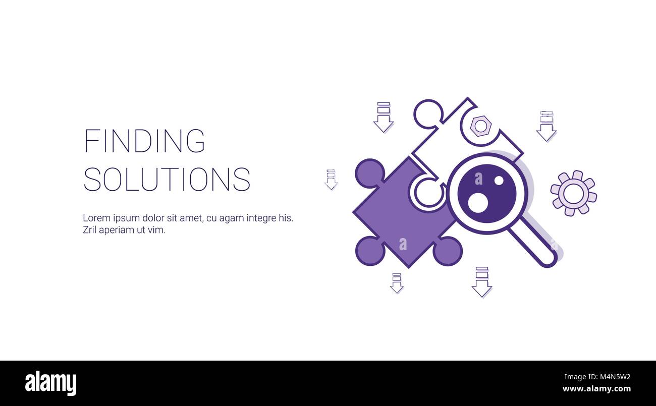 Solutions sign web icon Stock Vector Images - Alamy