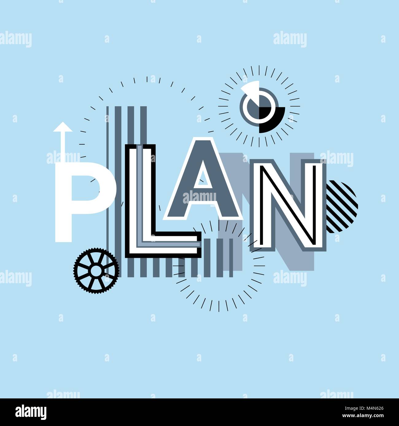 Business plan word Stock Vector Images - Alamy