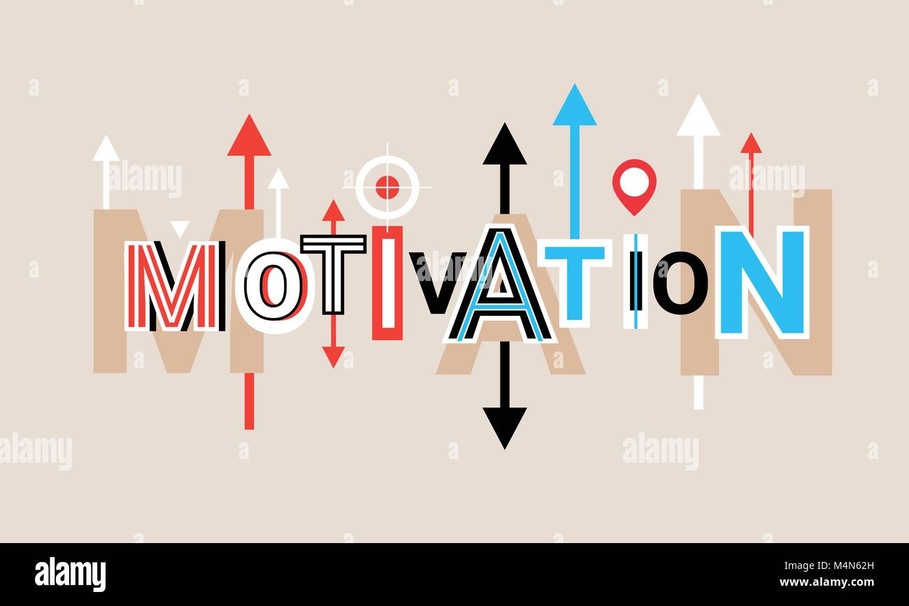 Motivation Creative Word Over Abstract Geometric Shapes Background Web ...