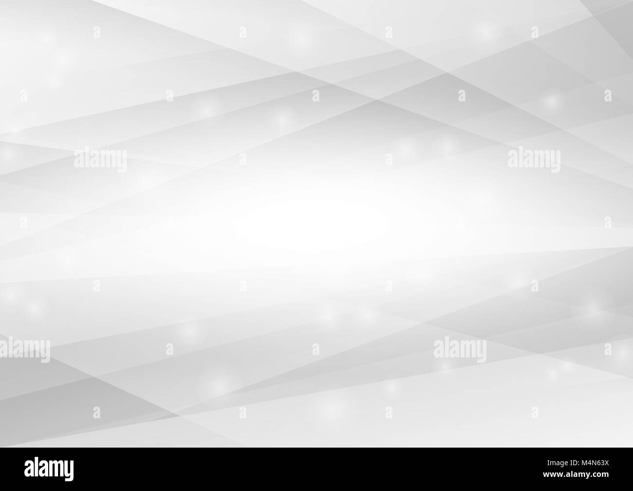 White and gray abstract geometric background with copy space, vector ...