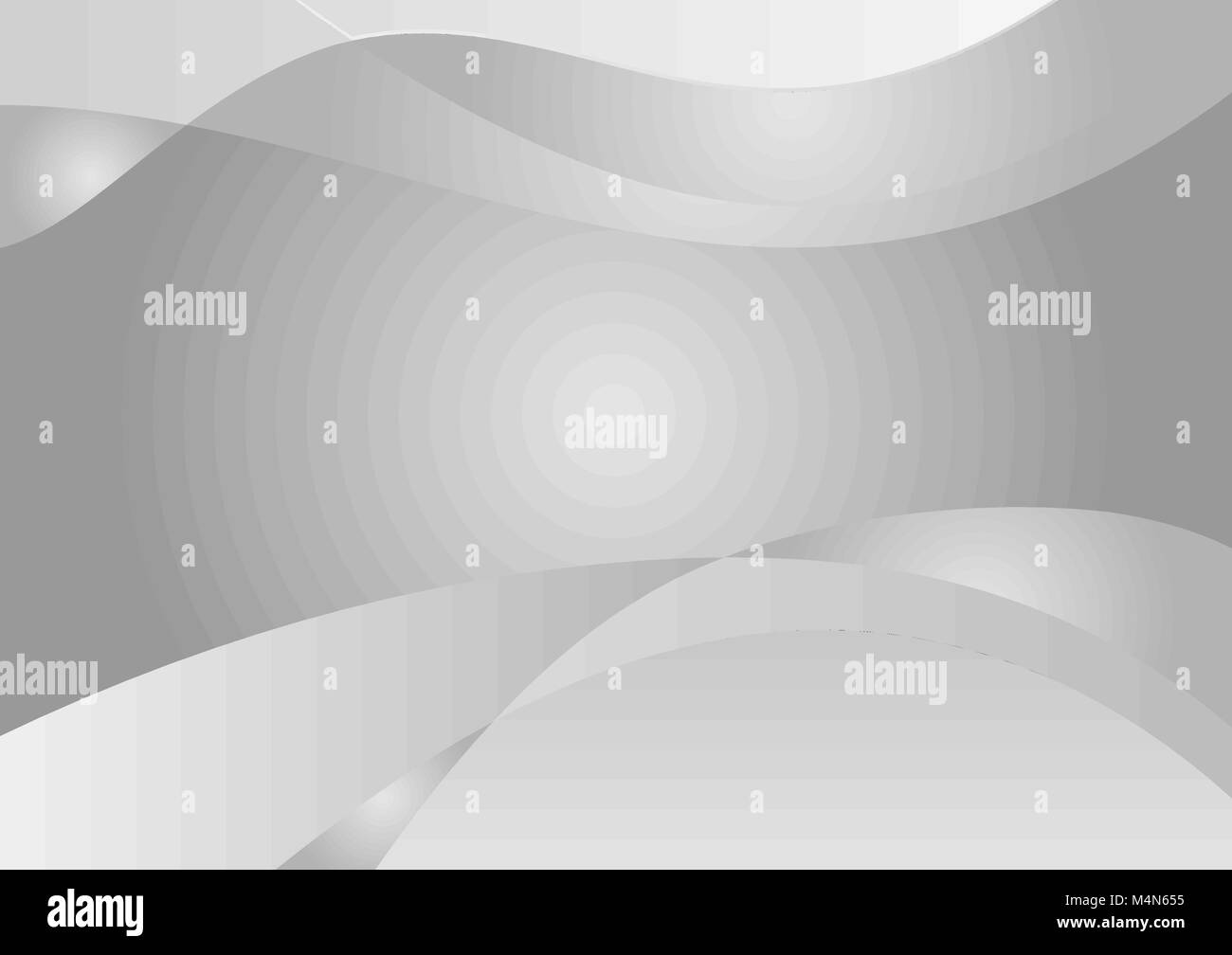 White and Gray wave abstract vector background with copy space, Vector ...