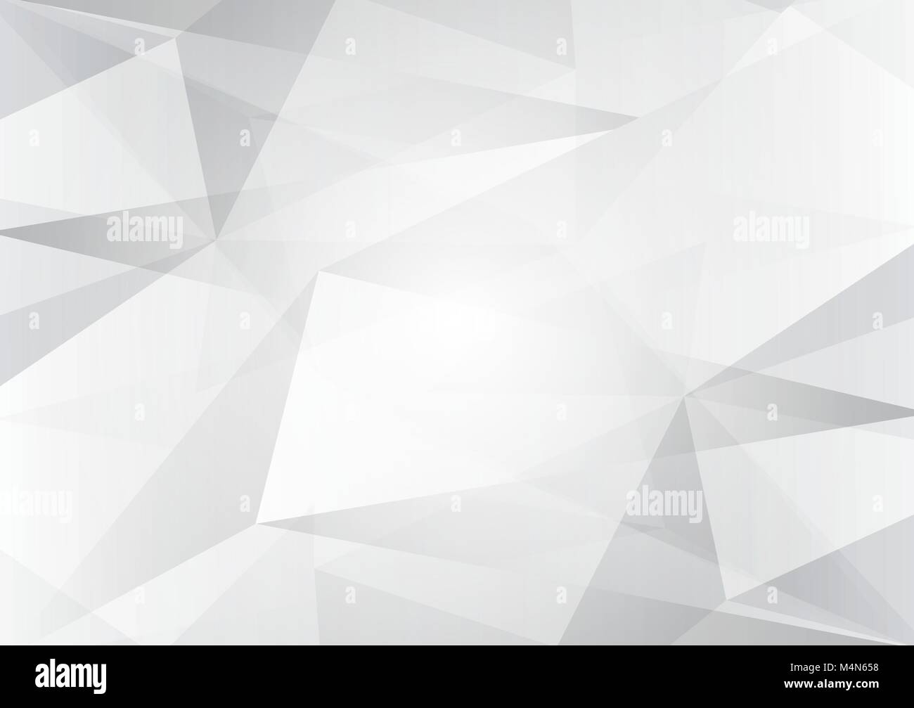 Abstract gray and white color low poly, vector background illustration ...
