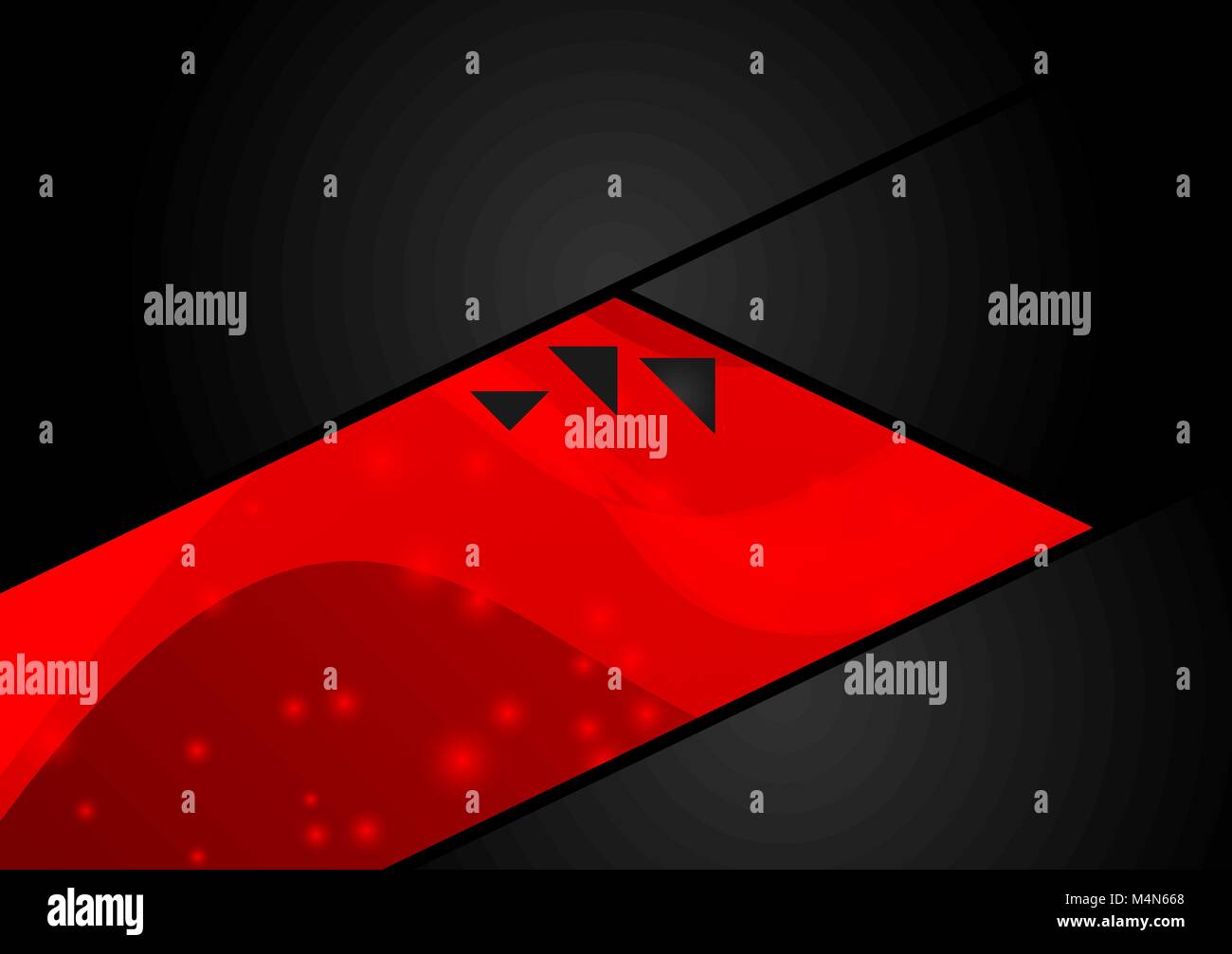 abstract geometric Black and Red color background modern design, Vector ...