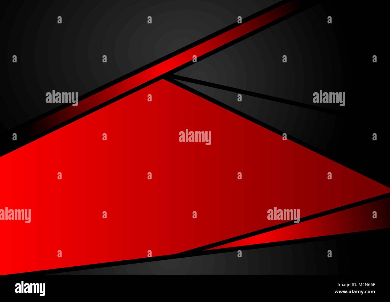 abstract geometric Black and Red color vector background modern design ...