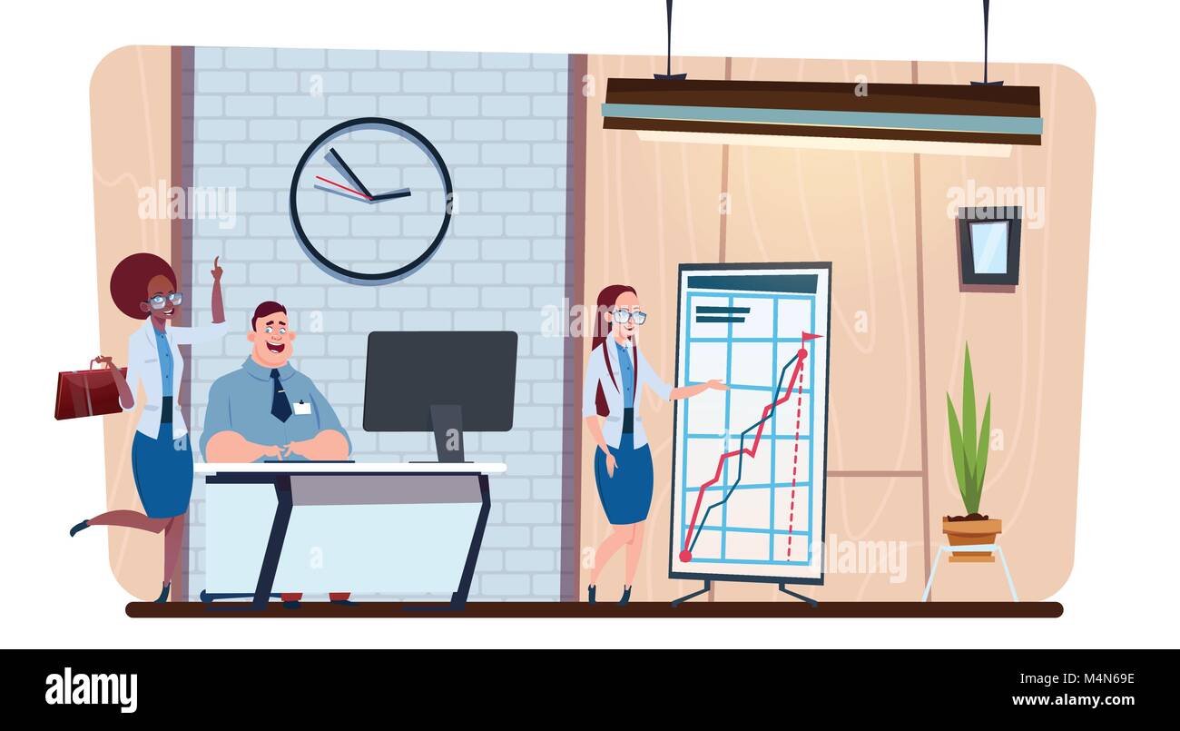 Conversation coworking Stock Vector Images - Alamy