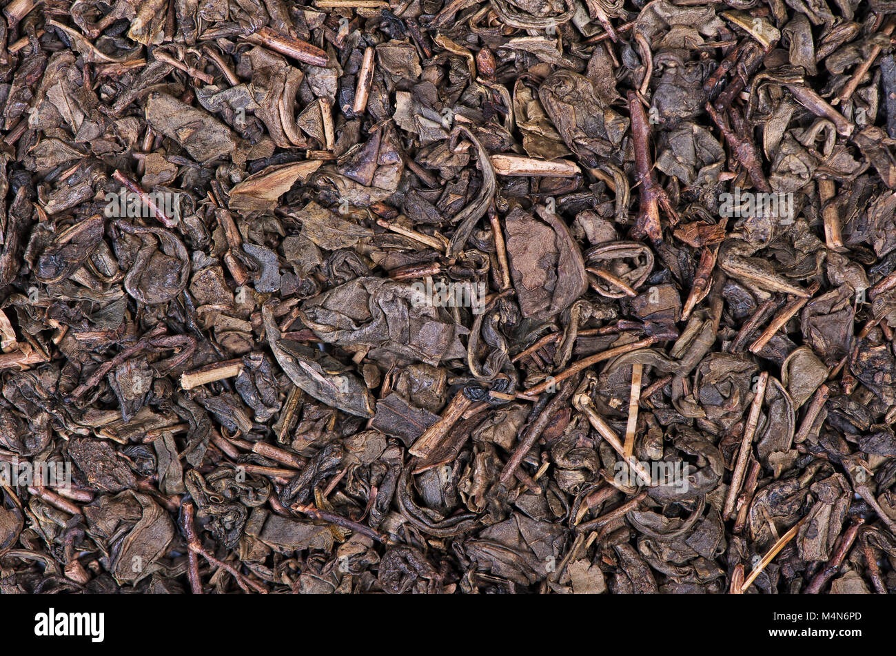Dried tea leaves close up Stock Photo - Alamy