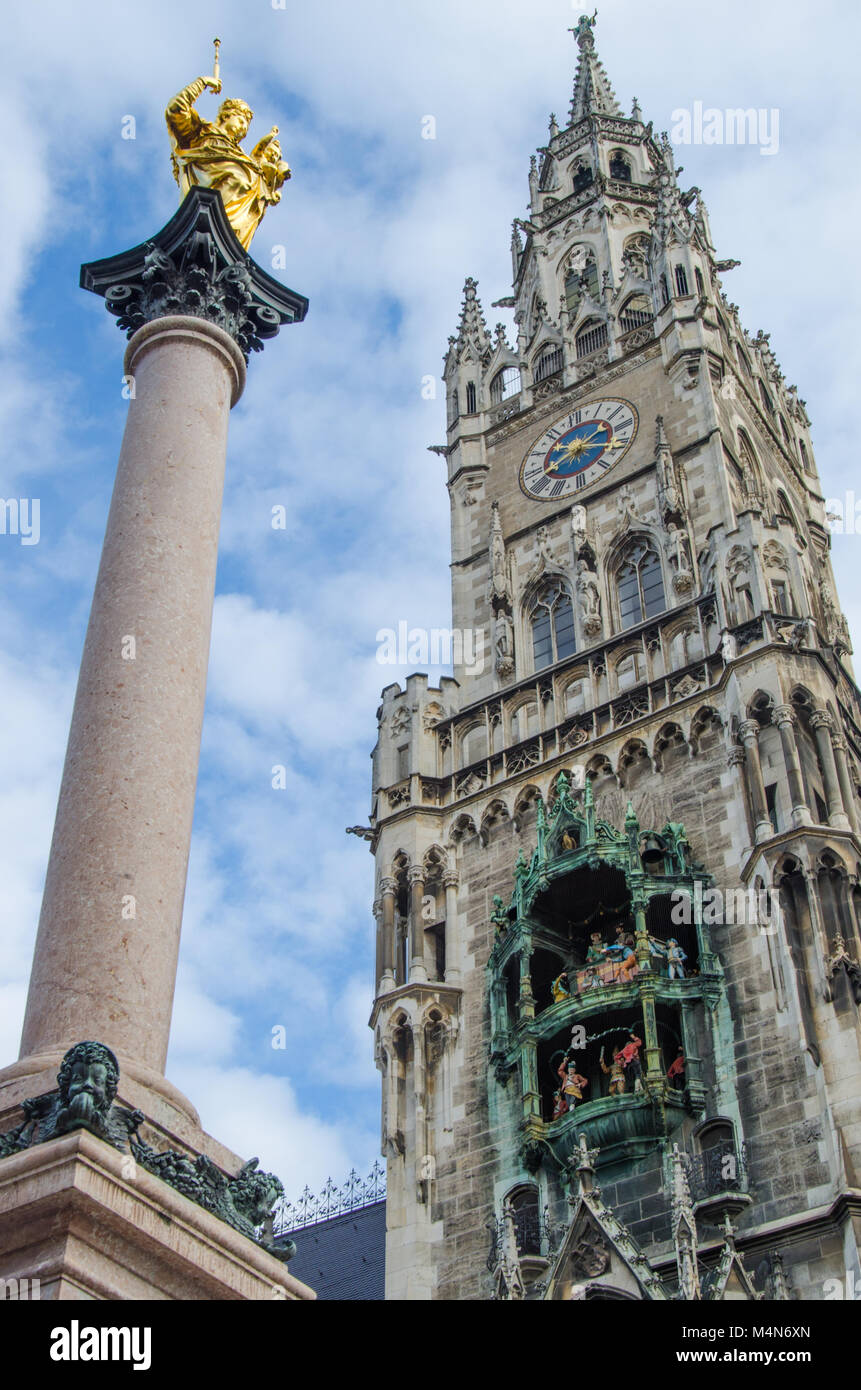 The New Town Hall in Munich Germany Stock Photo - Alamy