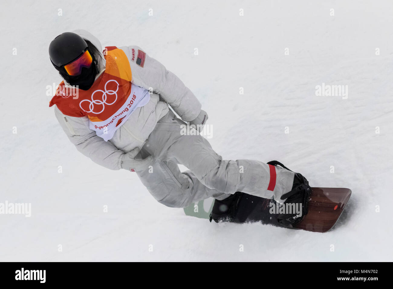 Shaun White (USA) wins the gold medal in the Men's Snowboarding Half ...