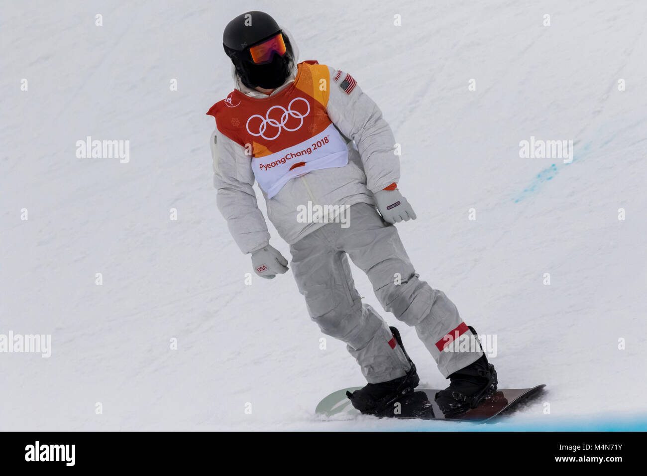 Shaun White (USA) wins the gold medal in the Men's Snowboarding Half ...