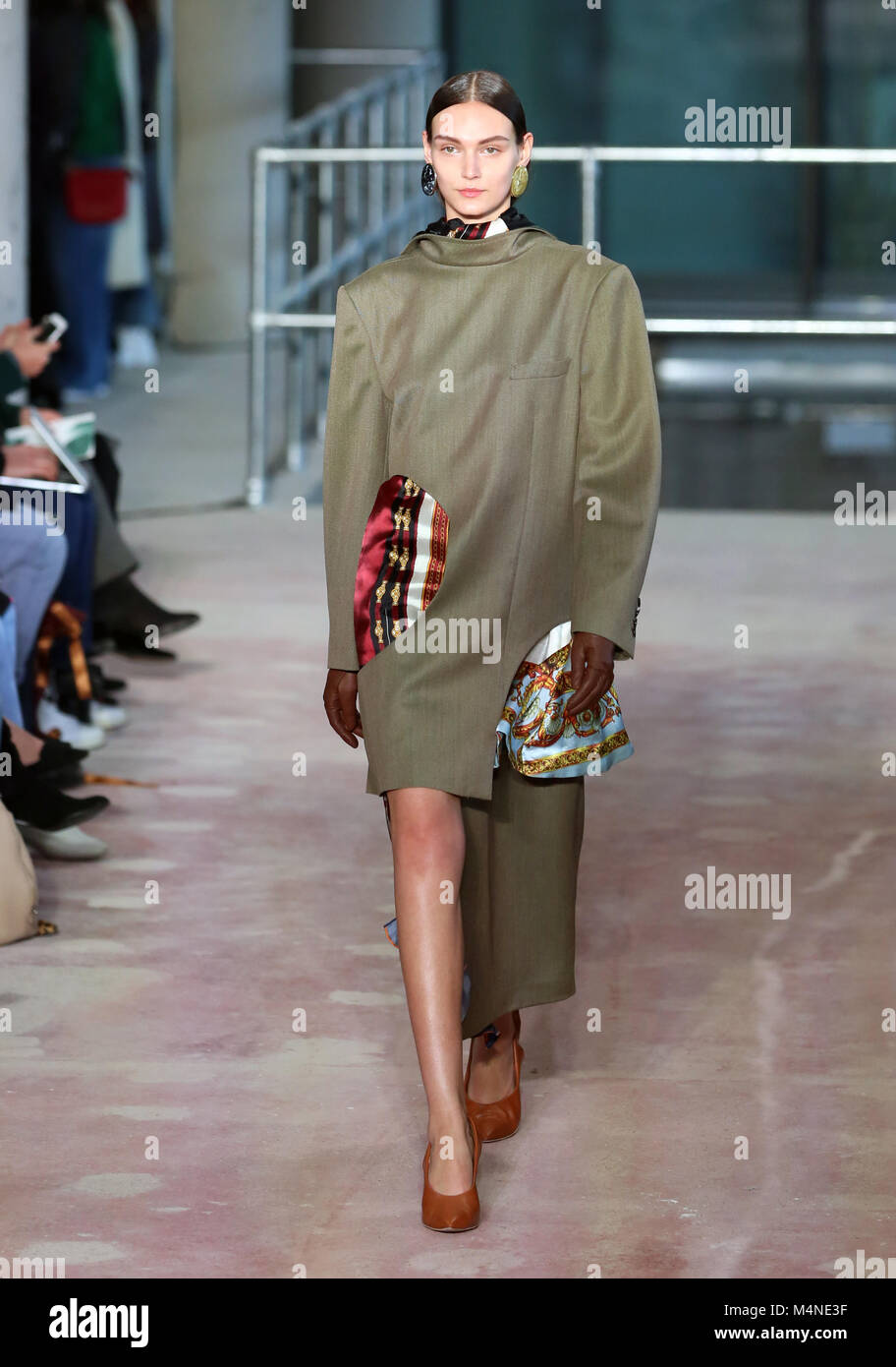February 17, 2018 - London, United Kingdom - TOGA - Catwalk - LFW ...