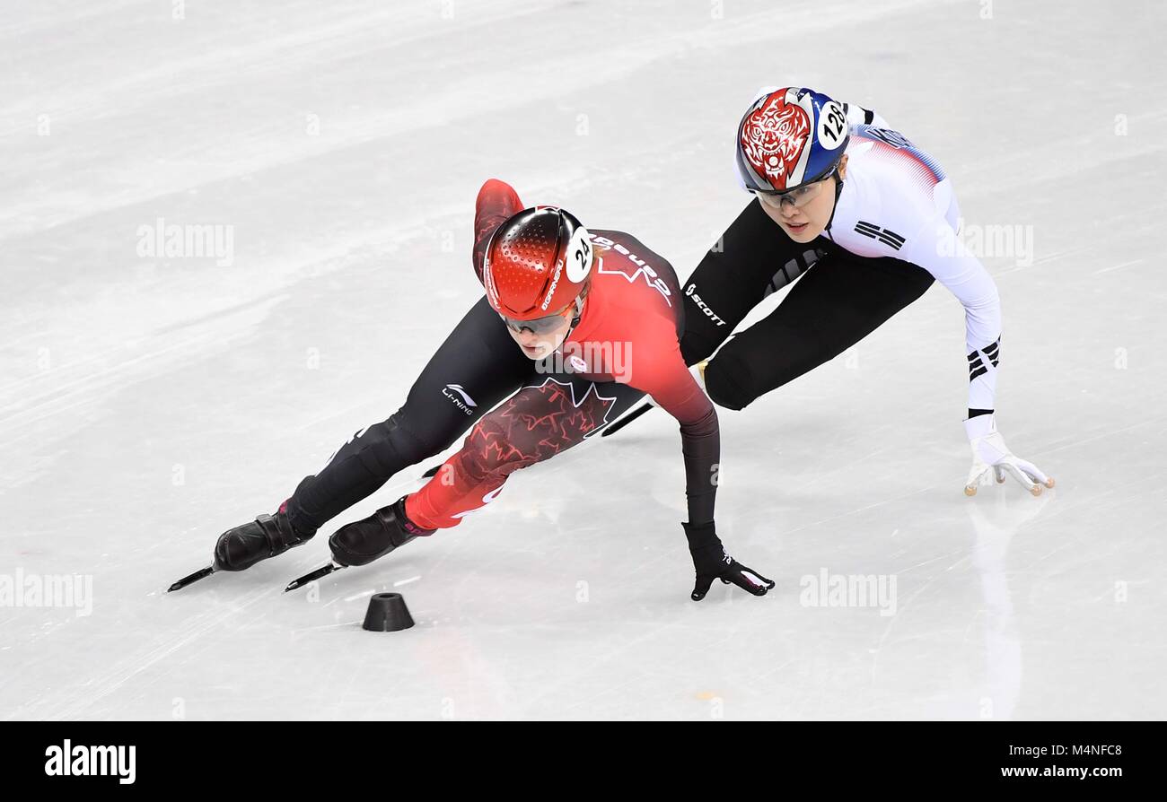 Pyeongchang, South Korea. 7th Feb, 2018. Alang Kim (KOR, 128) and Kim ...