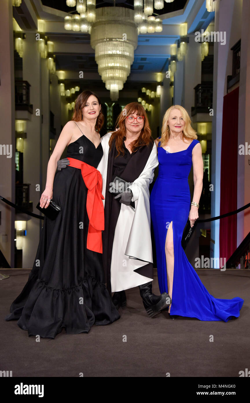Emily Mortimer, Isabel Coixet and Patricia Clarkson attending the 'The ...
