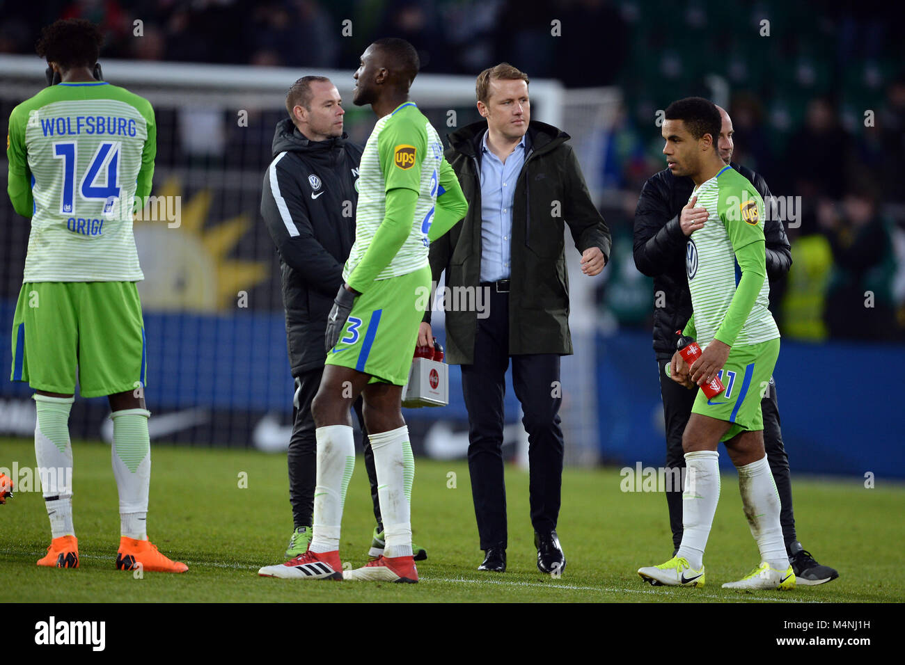 Wolfsburg, Germany. 17th Feb, 2018. Wolfsburg's sports director Olaf ...