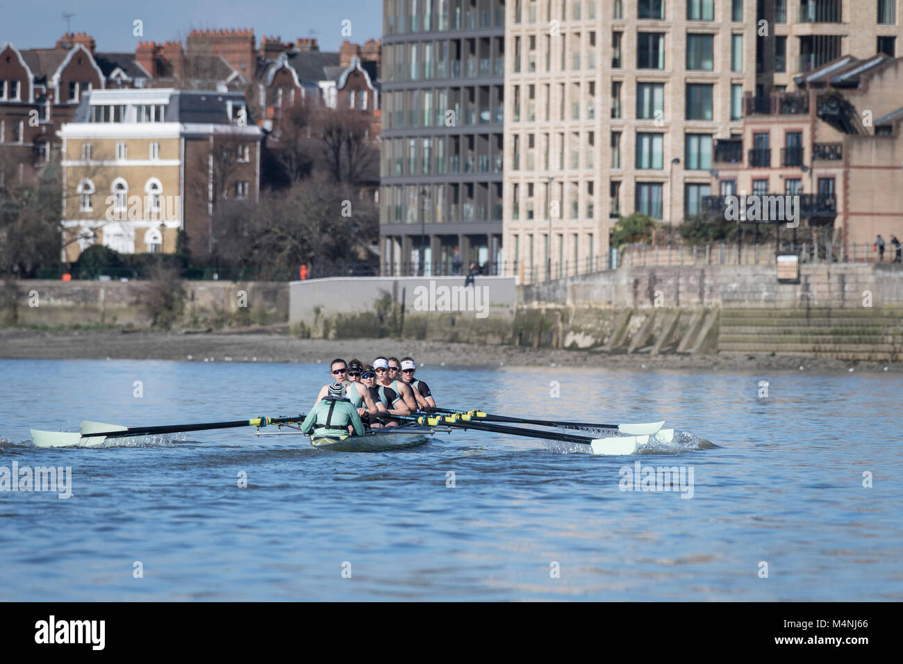 Putney, UK. 17th Feb, 2018. 17 February 2018. Boat Race Fixture ...