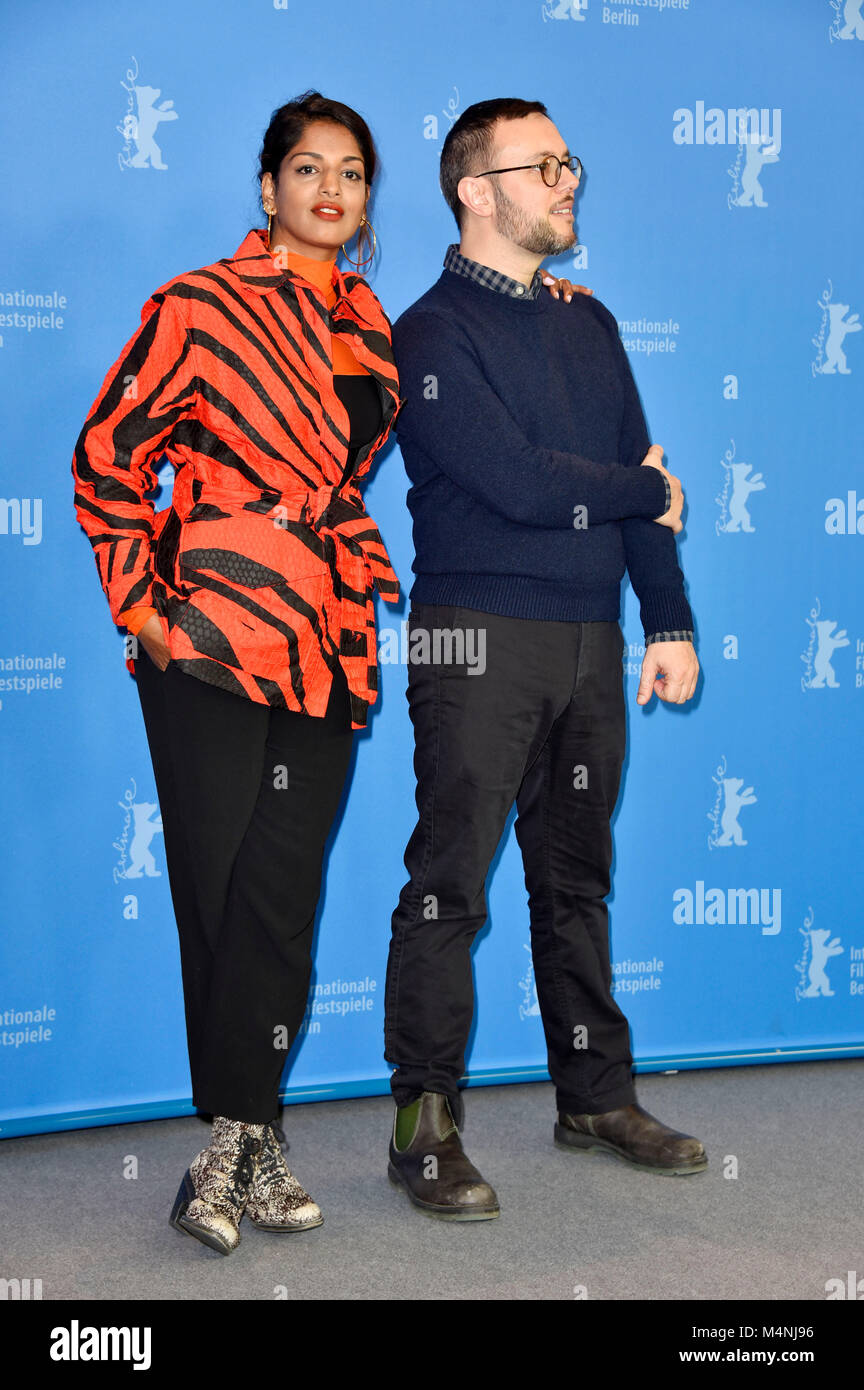 Berlin, Germany. 17th Feb, 2018. Maya Arulpragasam and Steve Loveridge ...