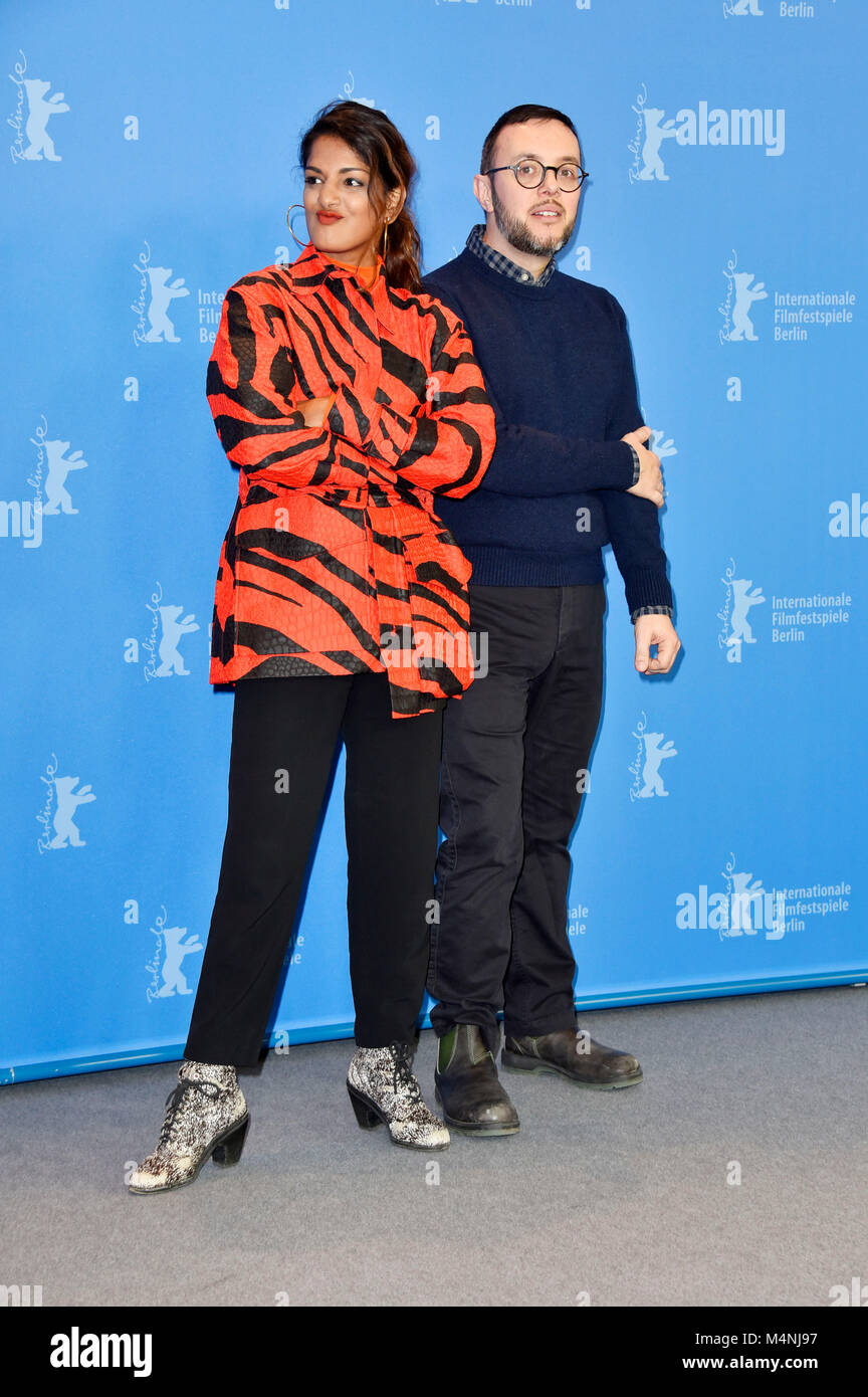 Berlin, Germany. 17th Feb, 2018. Maya Arulpragasam and Steve Loveridge ...