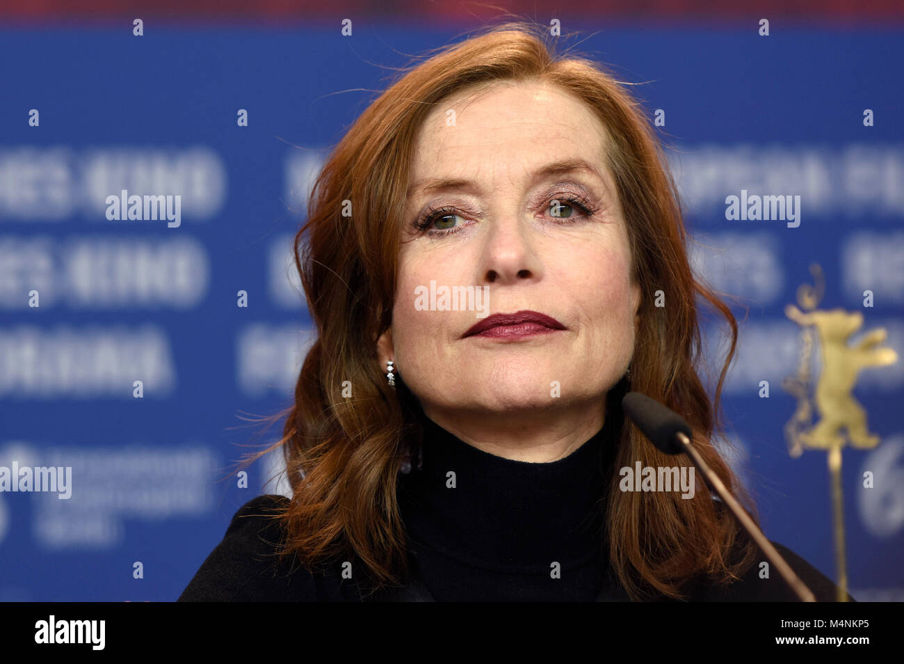 Berlin, Germany. 17th Feb, 2018. Isabelle Huppert during the 'Eva ...