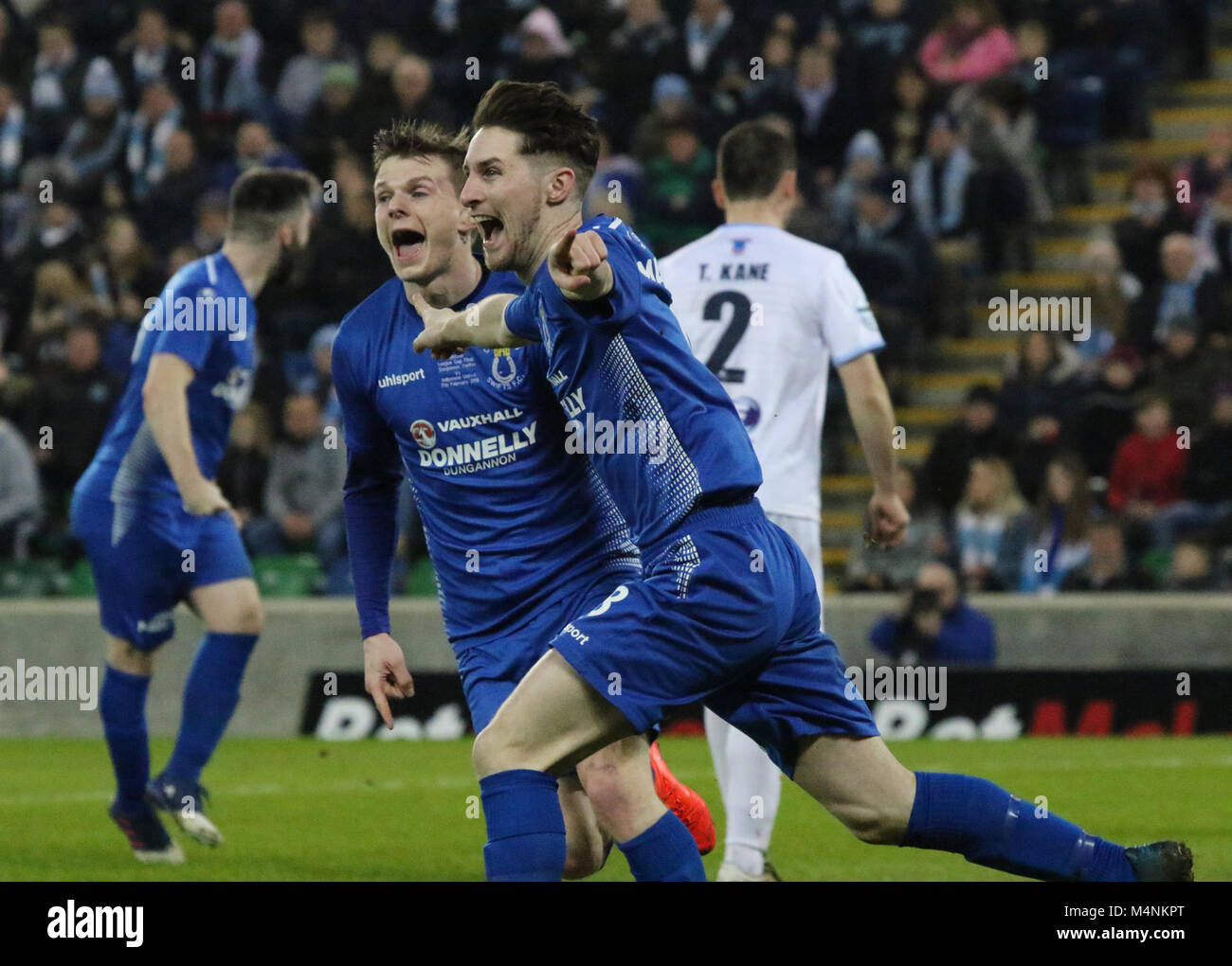 Windsor Park, Belfast Northern Ireland. 17th Feb, 2018. Bet McLean ...